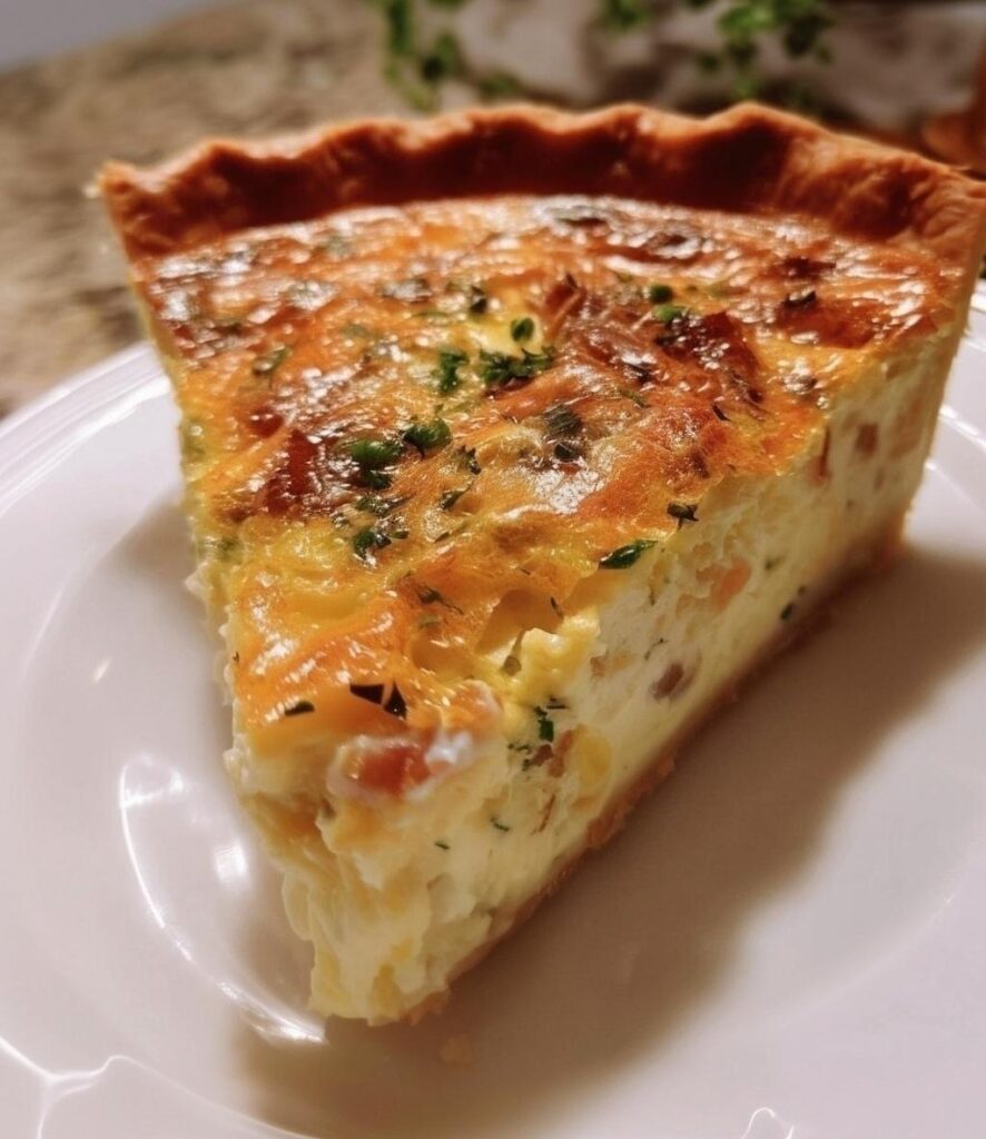 Bacon and Cheddar Quiche Recipe – Simple, Creamy, and Delicious – Major ...